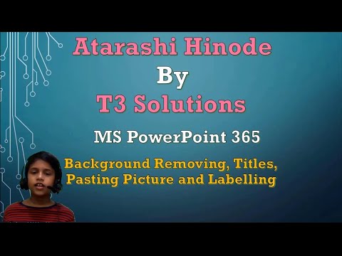MS PowerPoint 365 | Background Removal | Titles | Pasting Picture | Labeling.