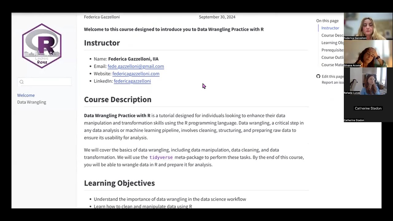 R-Ladies Rome (English) - Data Wrangling Practice with R