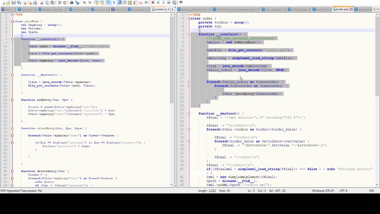 How to import json into an array using PHP.