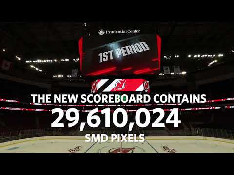 New Jersey Devils Unveil World’s Largest Indoor Scoreboard at Prudential Center