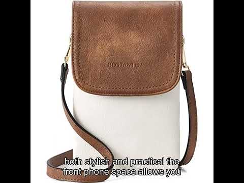 BOSTANTEN Leather Small Crossbody Bags for Women Designer Cell Phone Bag