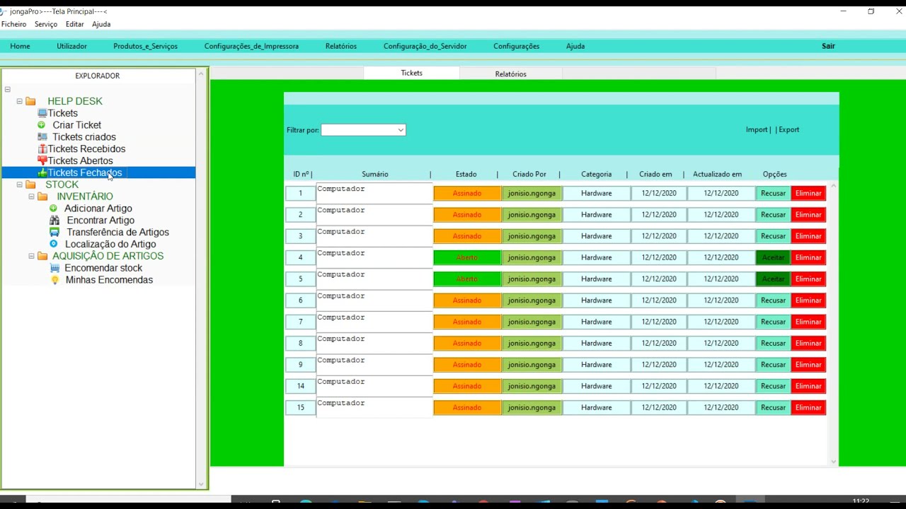 Creating real program (using python, tkinter and ttk ); .