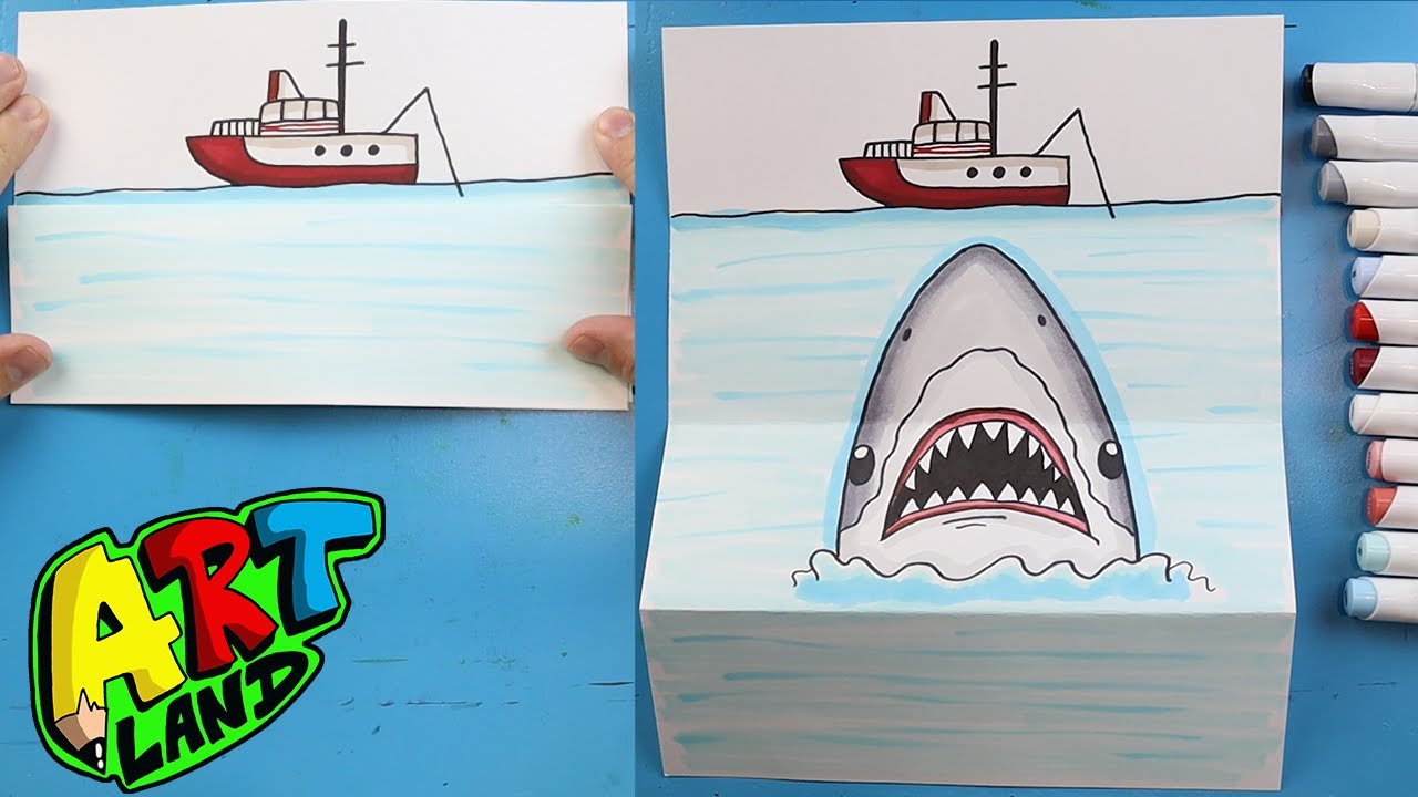 How to Draw a JAWS SURPRISE FOLD