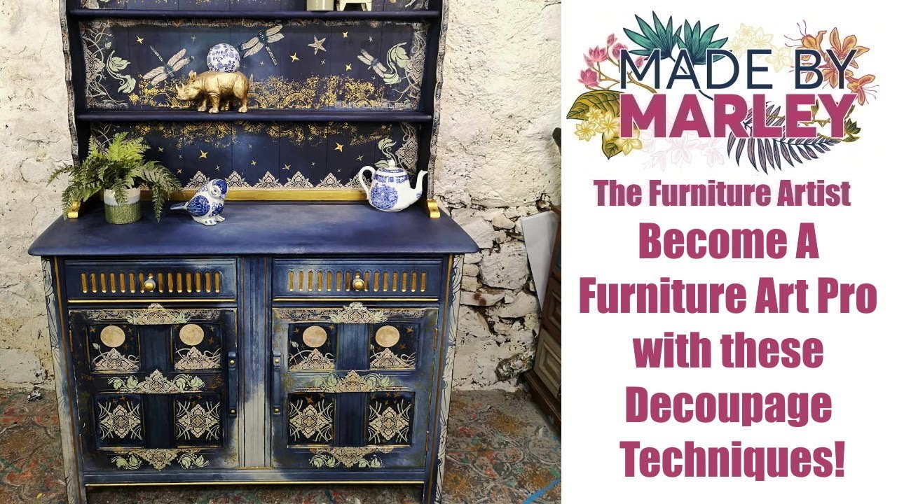 Become A Furniture Art Pro with these Decoupage Techniques!