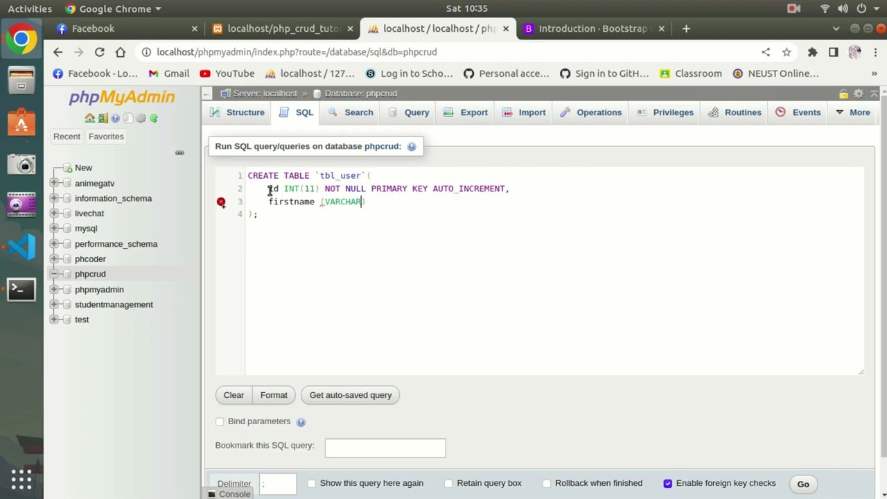 Php CRUD Tutorial Part-1 [ TAGALOG]