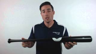 Sam Bat Maple Wood Baseball Bat (CD1 Black/White) | JustBats.com