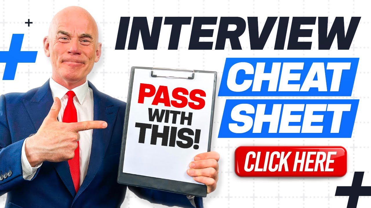 INTERVIEW CHEAT SHEET! (How to REMEMBER your ANSWERS to the 7 MOST COMMON INTERVIEW QUESTIONS!)