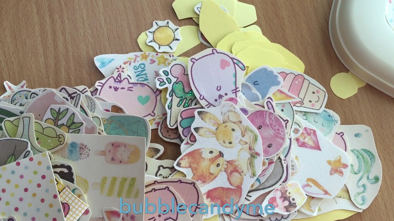Handmade pusheen sticker box!!