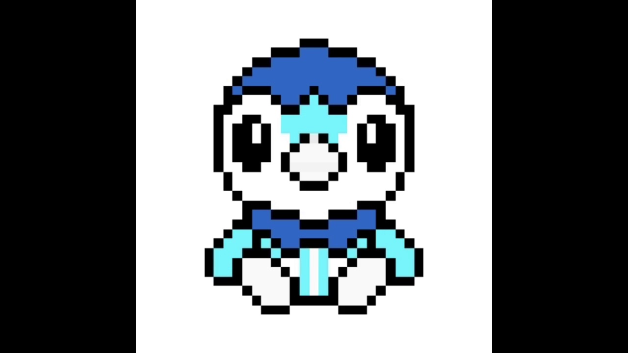 Pokémon Piplup In Sandbox Coloring