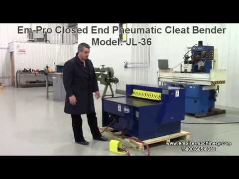 Em-Pro Closed End Pneumatic Cleat Bender Model JL-36