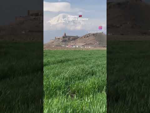 Best view of Ararat mountain & Khor Virap monastery #shortvideo #subscribe #travel #viral #youtube