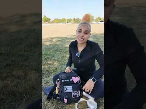 what’s in my mini gym bag? 👀 | wolfpak | gym bag | vanessa lynn