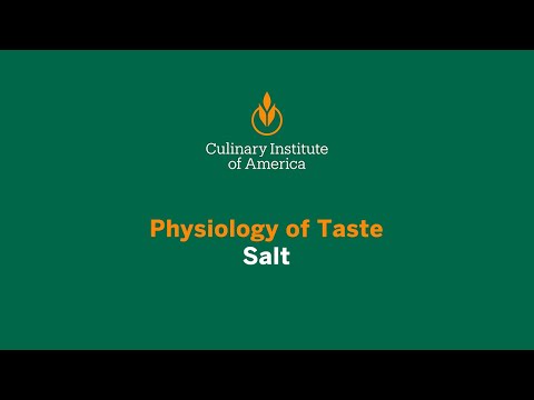 Physiology of Taste: Salt