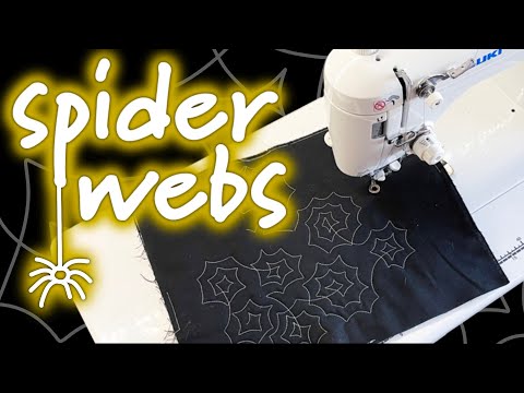Let's Quilt a Spider Web! A Complete Free Motion Quilting Tutorial for any Sewing Machine.