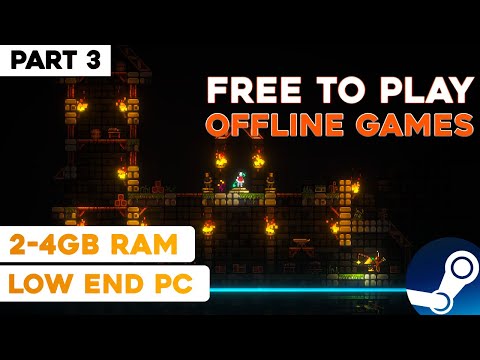 TOP 5 *Free To Play* Offline Games On Steam For "Low End" PC | Part 3