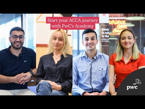 Full-time and part-time ACCA at PwC’s Academy Malta - Owen, Maia, Lacey and Andre