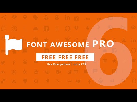Use Font awesome 6 PRO | 100% Free Free Free