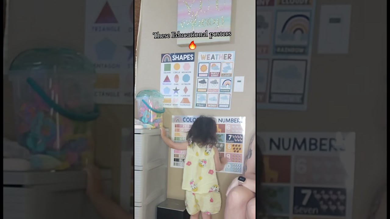 Boost learning with affordable educational posters for toddlers!
