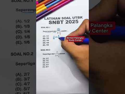 Soal SNBT 2025, Soal dan Pembahasan SNBT 2024, Trik Cepat SNBT/UTBK #bimbelsnbt2025palangkaraya pky