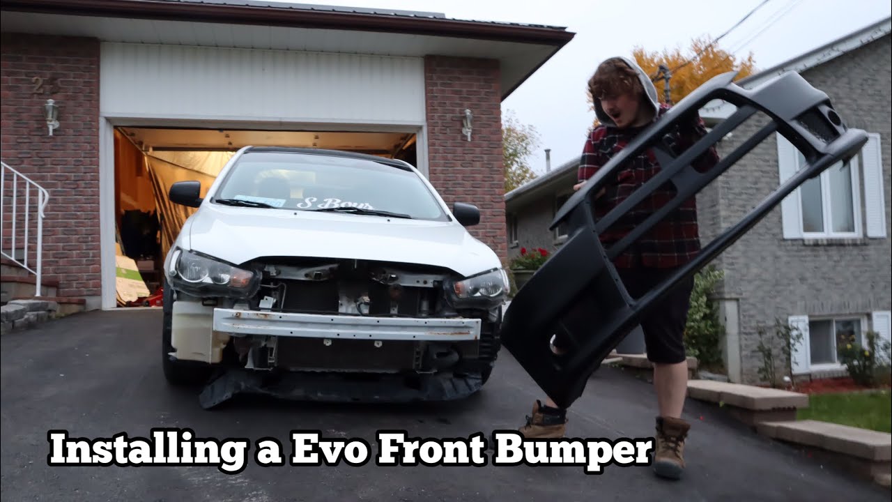 Installing a Evo Front Bumper Conversion Kit on Lancer