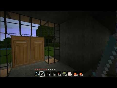 Minecraft - Piston Double Door Lock Tutorial