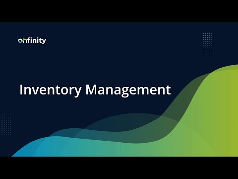 Onfinity - Free and Open Source Inventory Management