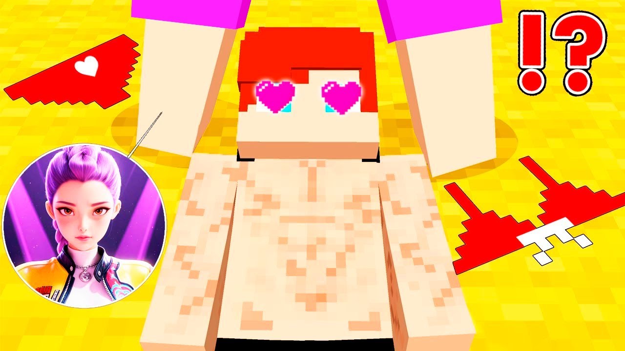 JJ LOVE STORY RUMI KPOP DEMON HUNTERS in VILLAGE?! Minecraft Maizen JJ & Mikey
