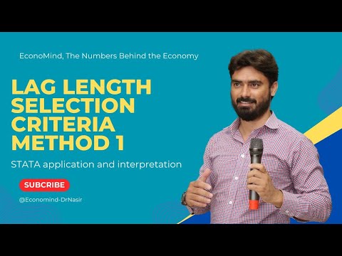 Lag selection Criteria 1st Method | AIC | HSC | STATA | Lag selection Explained | VAR | VECM