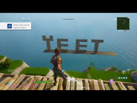 How to spell yeet on Fortnite