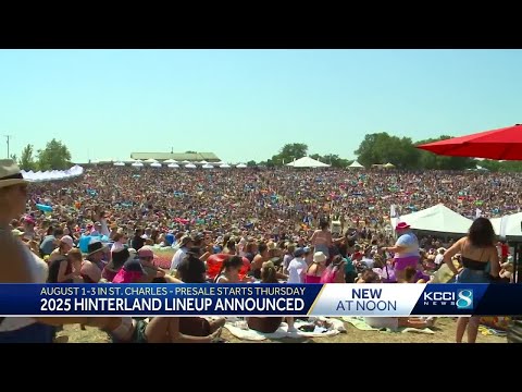 Hinterland 2025: Lineup announced for 3-day music festival in St. Charles, Iowa