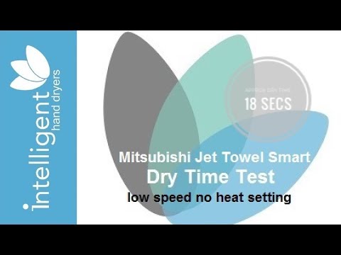 Mitsubishi Jet Towel Smart Hand Dryer Low Energy High Speed JT-S2AP-W-NE - Performance Review