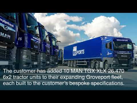 New MAN tractor units added to PD Ports’ expanding steel delivery fleet at Groveport Case Study