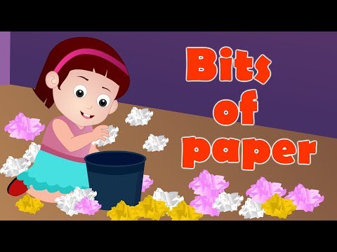 Bits Of Paper Lying On The Floor Nursery Rhyme With Lyrics