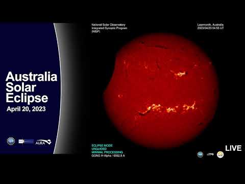 Solar Eclipse April 20, 2023 - Australia