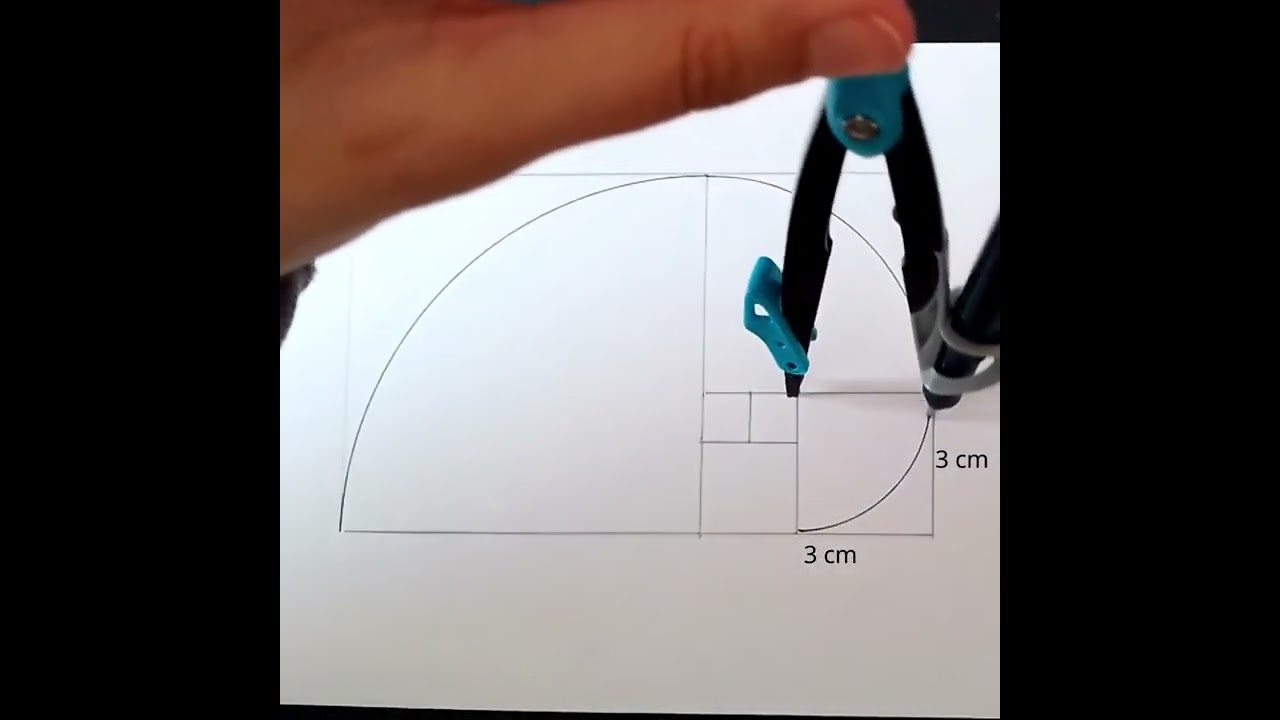 How to draw_Golden ratio _Fibonacci