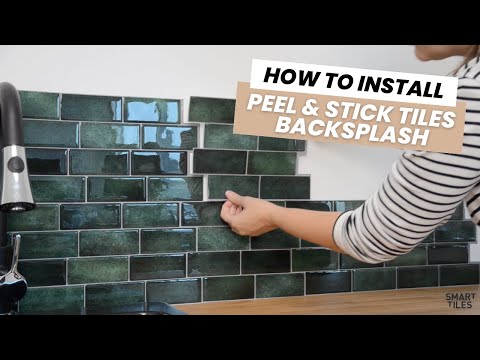 How to Install a Peel and Stick Tiles Backsplash – Step by step | The Smart Tiles