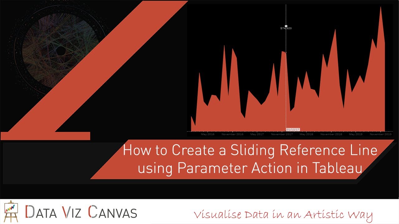 Sliding Reference Line using Parameter Action in Tableau