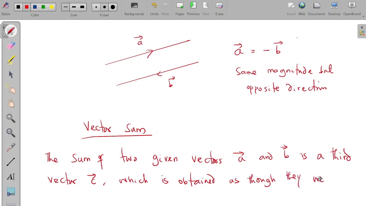 Applied Maths - 1. Intro to vectors