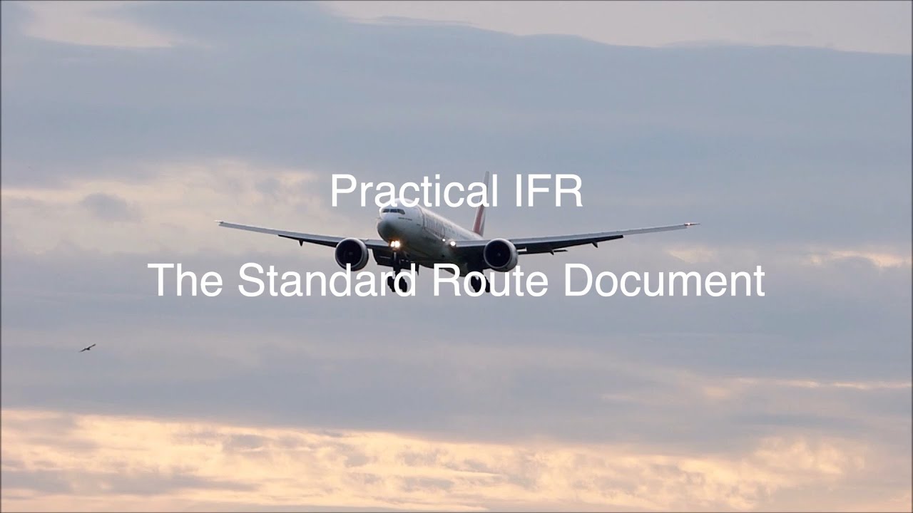 An Introduction to the Standard Route Document