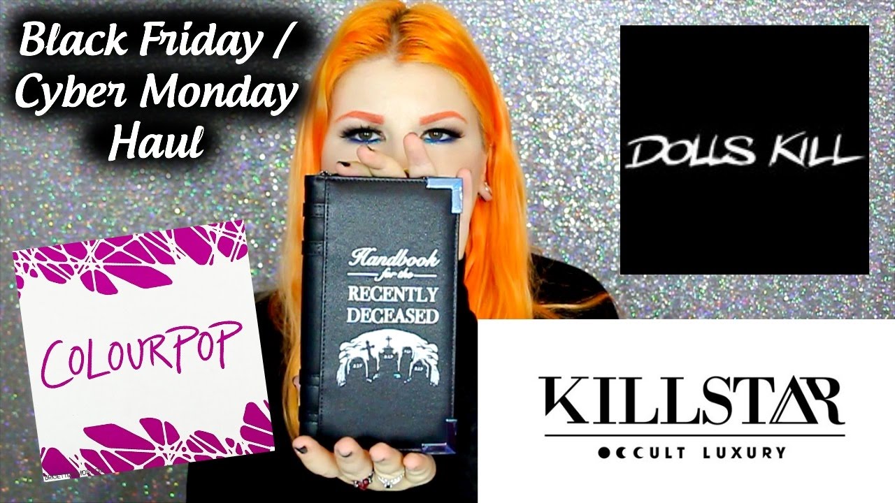 Black Friday Haul / Dollskill Killstar Colourpop Torrid