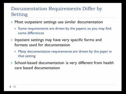 Module 4: Documentation of Audiology Services