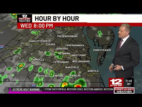 Wednesday afternoon First Alert forecast