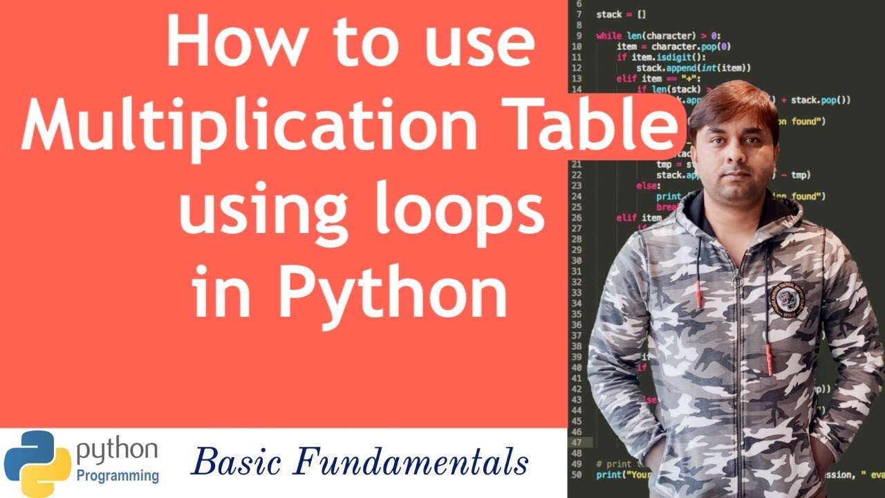 Master Multiplication Tables with Python Loops | Ultimate Guide for Beginners
