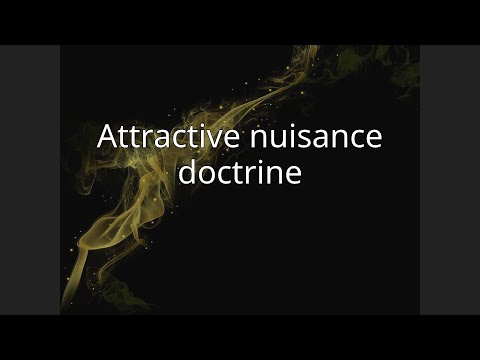 Attractive nuisance doctrine