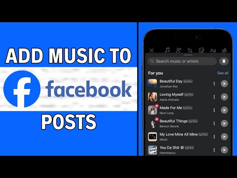 How To Add Music To Facebook Post 2024 (Full Guide)
