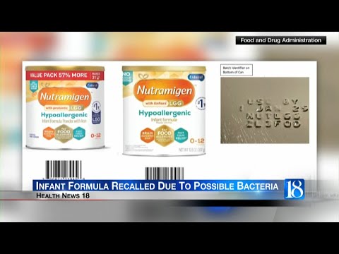 Health News 18: Infant Formula Recalled Due To Possible Bacteria