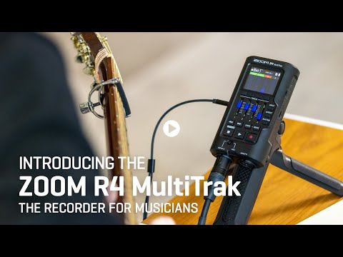 Zoom R4 MultiTrak 4-Track Recorder With 32-Bit Float Audio | Reverb