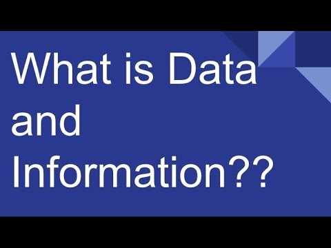 What Is Data Information | Define Data and Information | Explain Data and Information Web Coding
