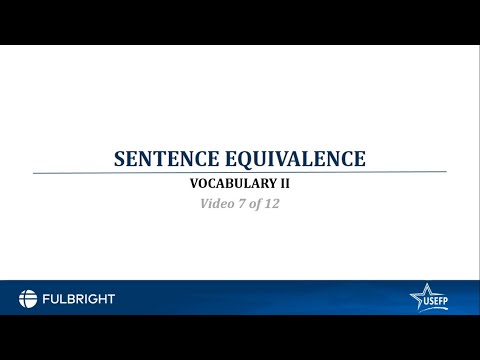 GRE Verbal | Part 7 | USEFP