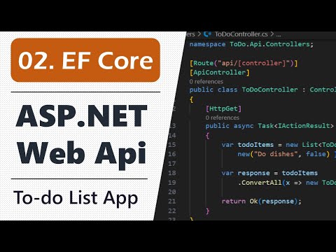 Build an ASP.NET Web API - 02. Set up Entity Framework